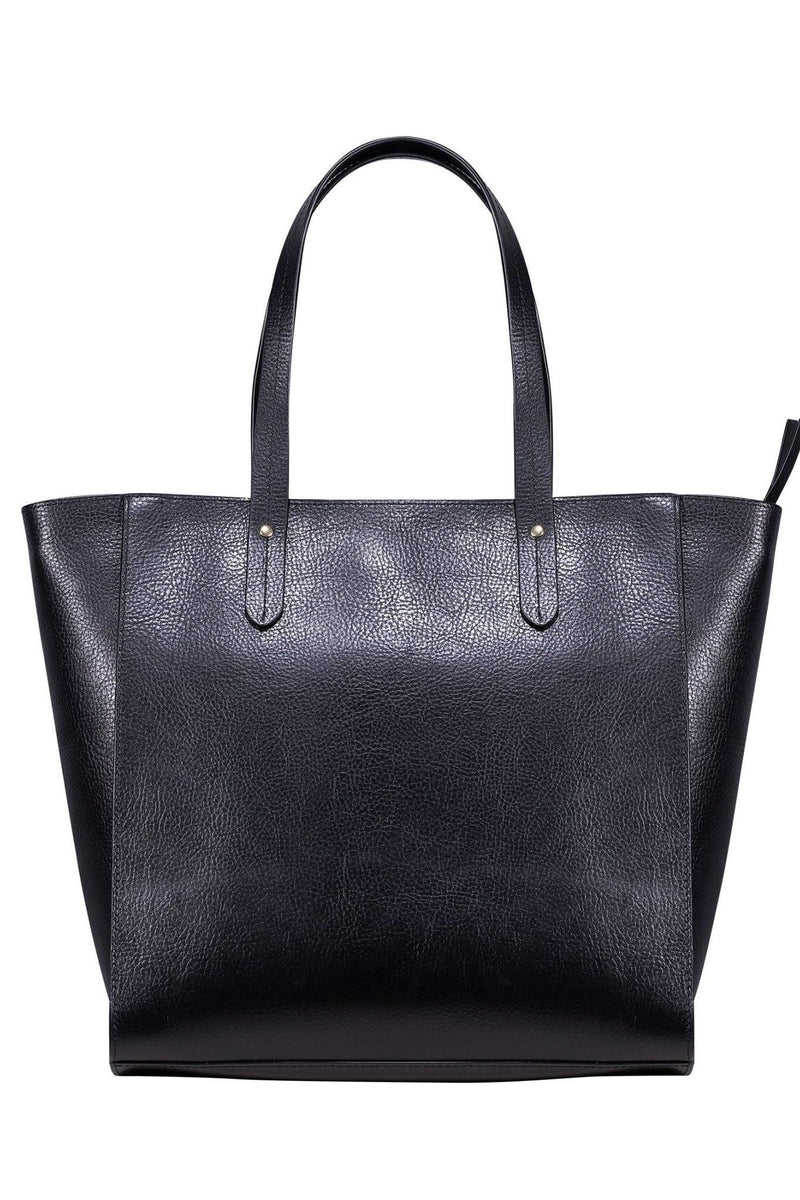 Sierra Zip Top Leather Tote | Women's Tote | Ivy Cove - Ivy Cove Montecito